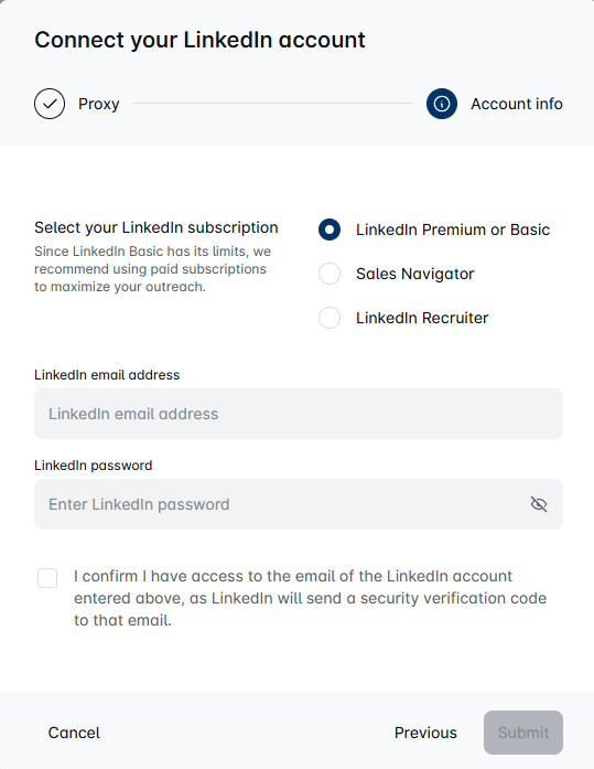 How to connect LinkedIn account – Leadscope