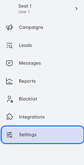 Edit an email account – Leadscope