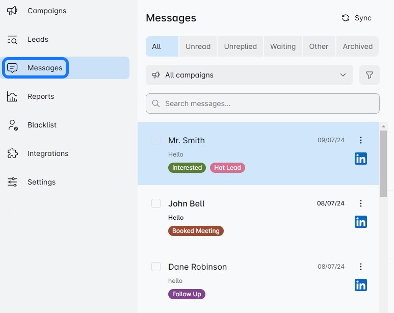 Smart Inbox – Leadscope