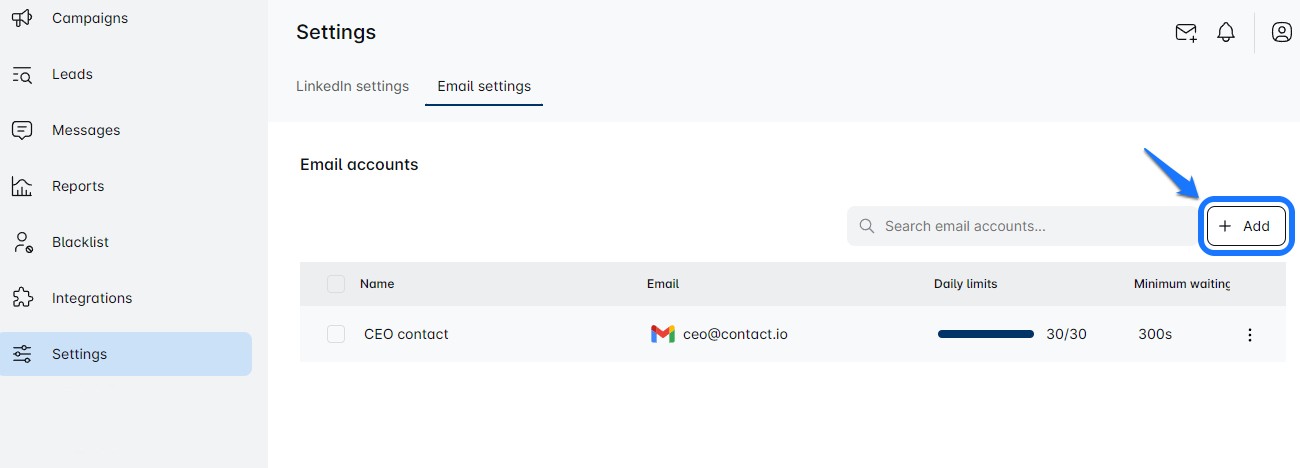 How to connect Outlook through the SMTP – Leadscope